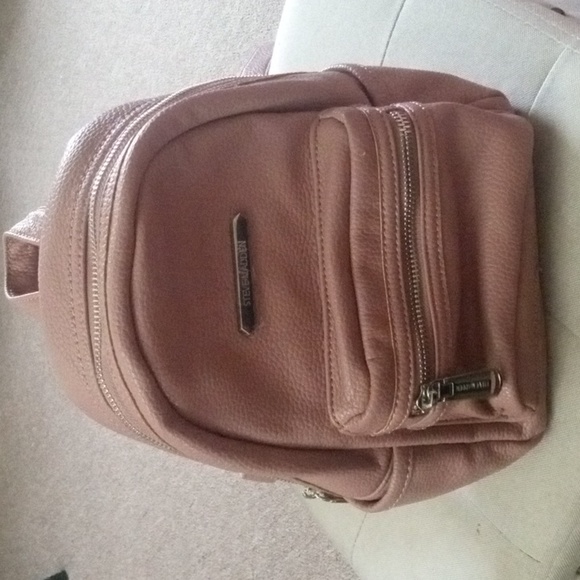 Steve Madden | Bags | Steve Madden Backpack Purse 9 By By 5 Rose Pink ...